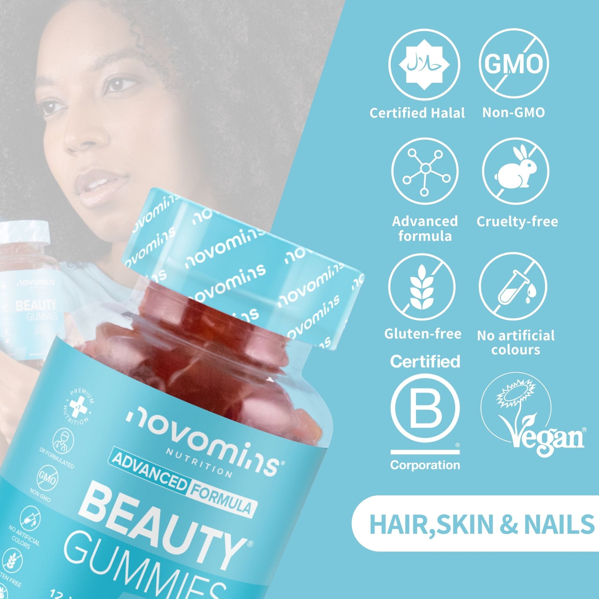 Buy Novomins Beauty Gummies Online | Novomins Nutrition