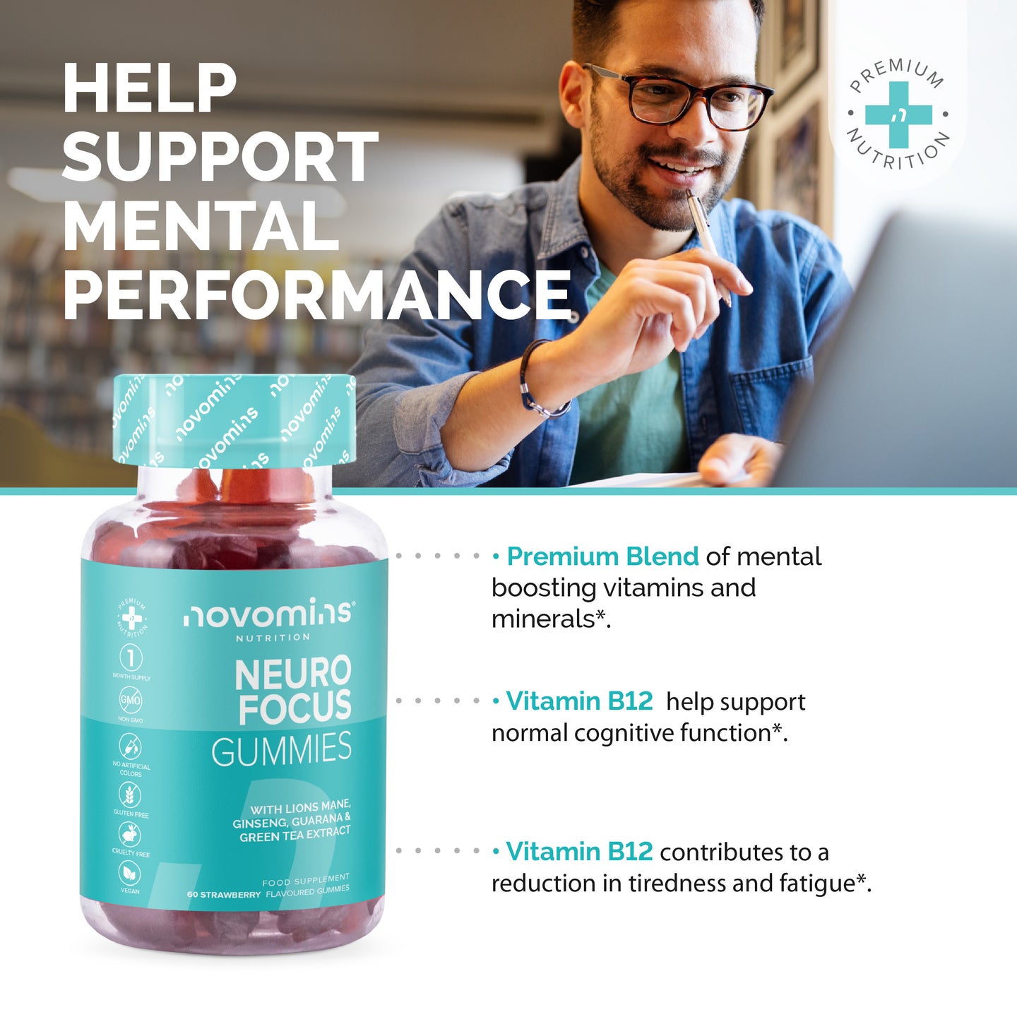 Neuro Focus Gummies – Novomins Nutrition