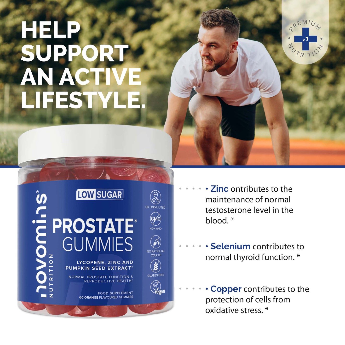 Prostate Gummies Novomins Nutrition