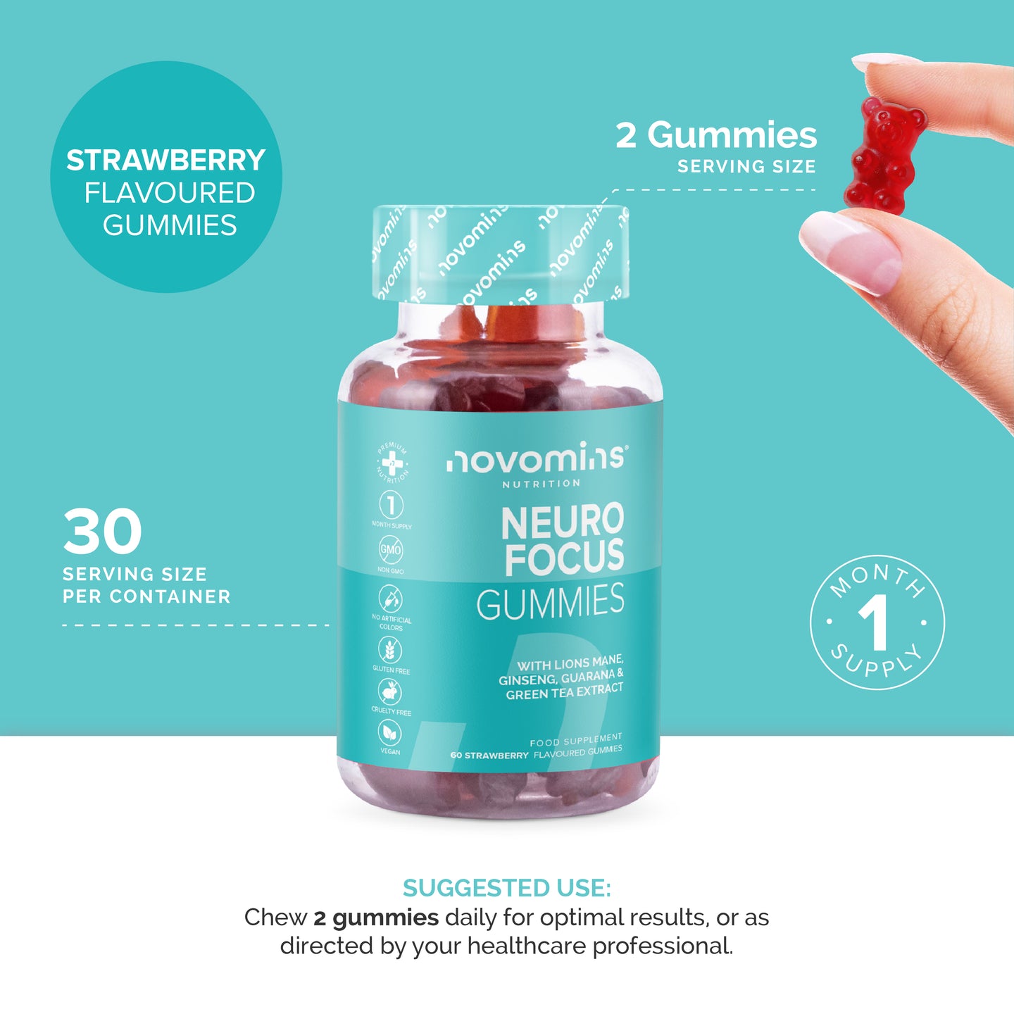 Buy Novomins Focus Gummies Online | Novomins Nutrition
