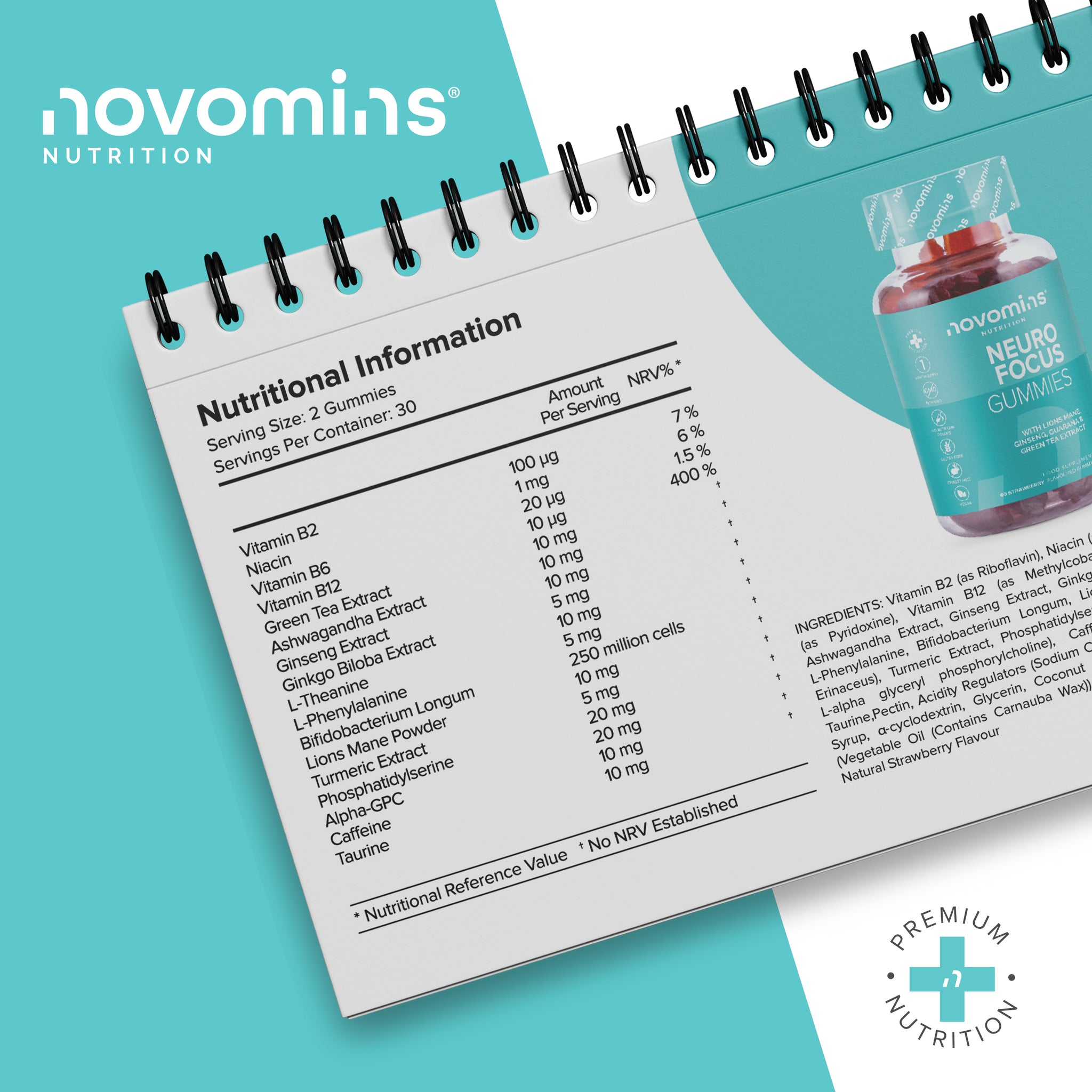Neuro Focus Gummies – Novomins Nutrition