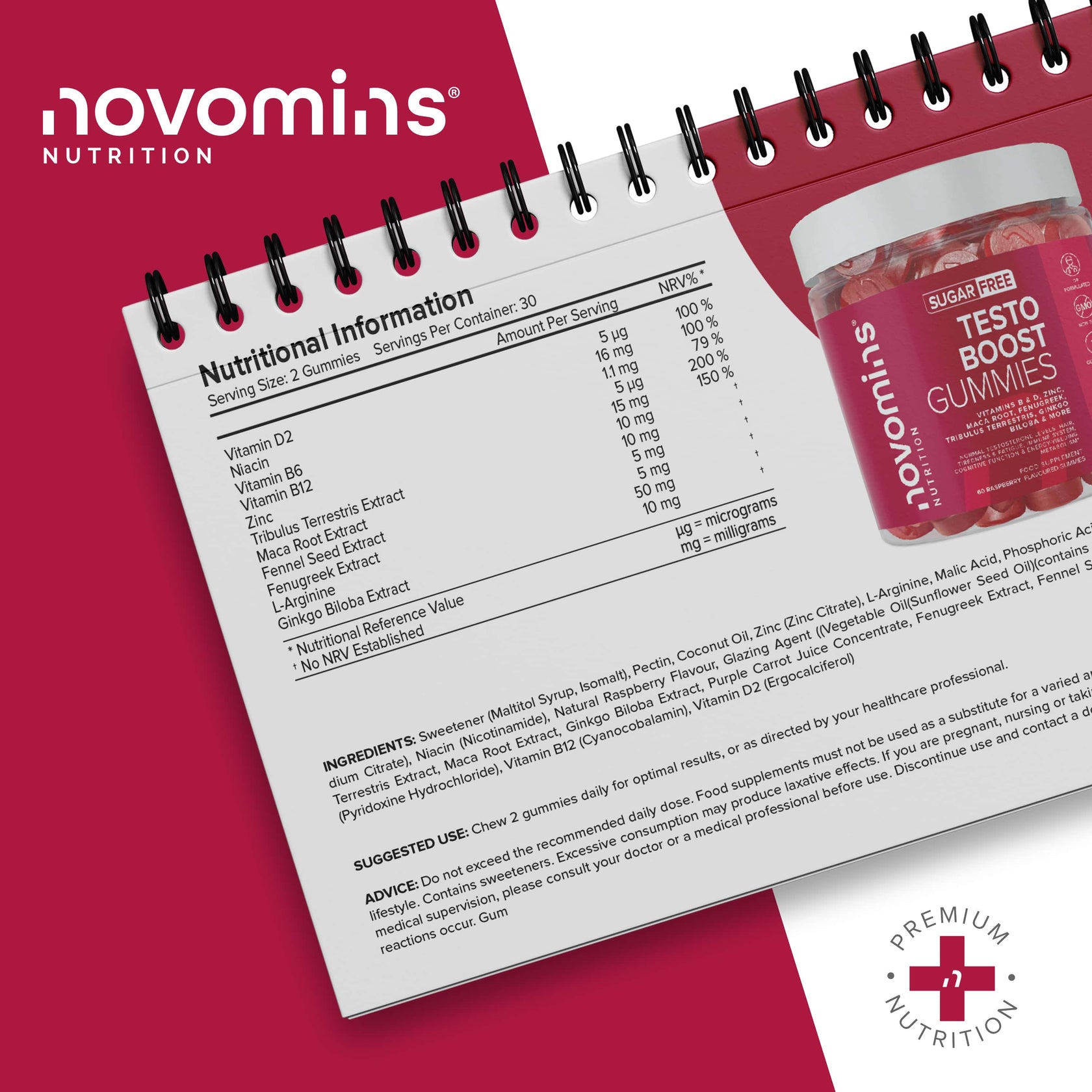 Testo-Boost Gummies – Novomins Nutrition
