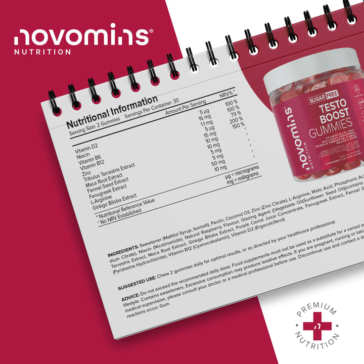 Testo-Boost Gummies – Novomins Nutrition