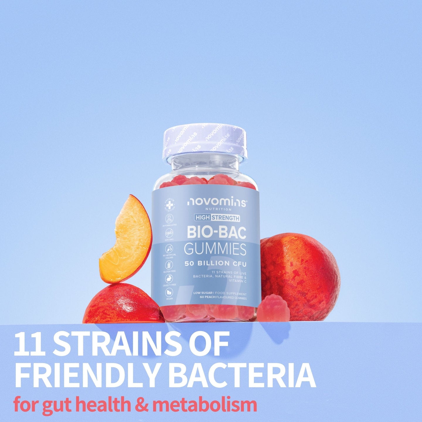 Buy Novomins Bio-Bac Gummies Online | Novomins Nutrition