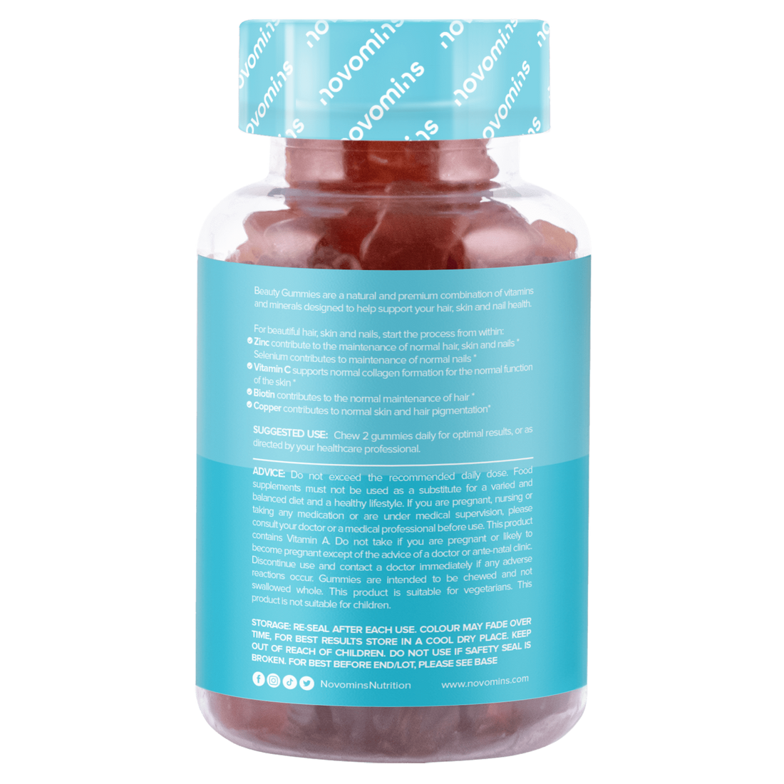 Buy Novomins Beauty Gummies Online | Novomins Nutrition