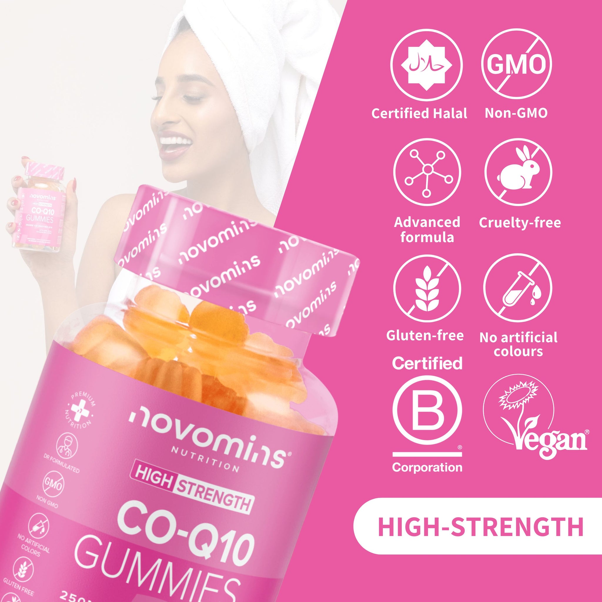 Co-Q10 Gummies – Novomins Nutrition