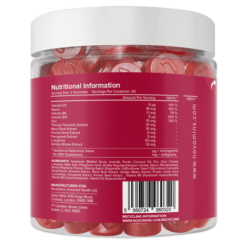 Testo-Boost Gummies – Novomins Nutrition