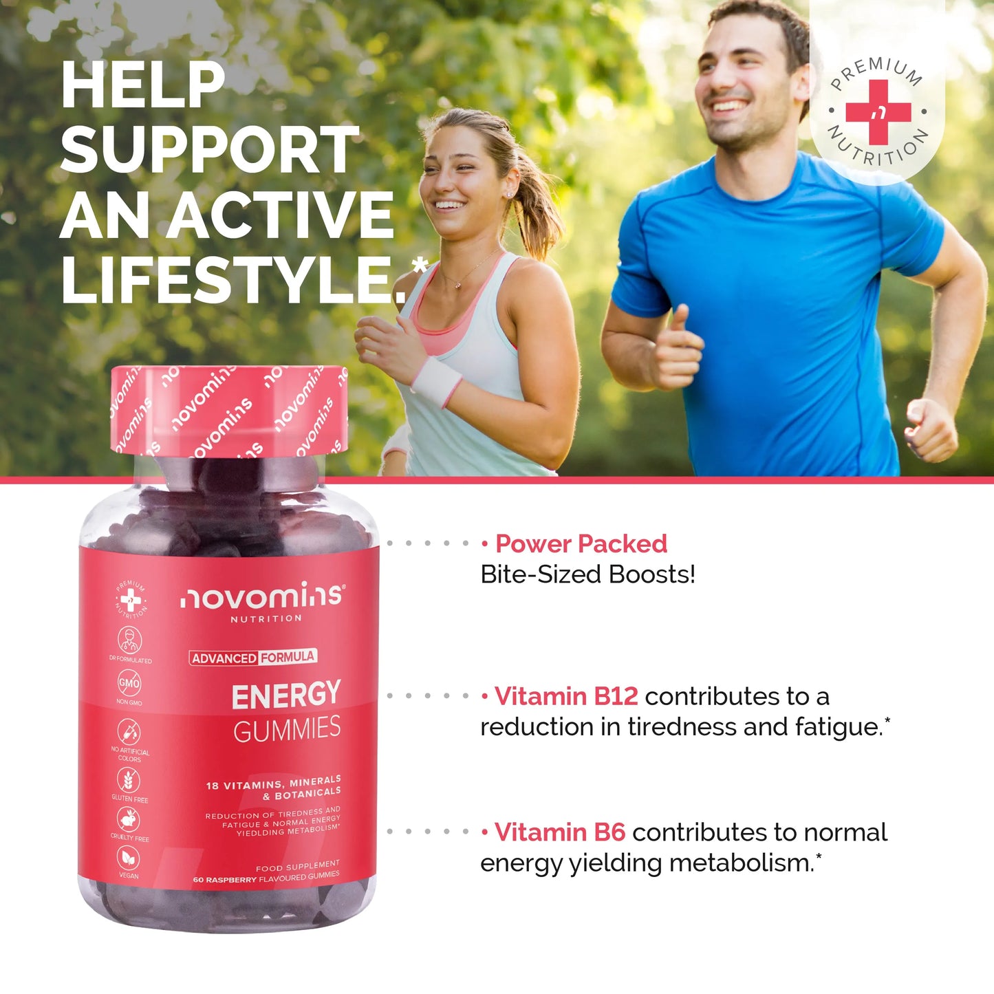 Energy Gummies | Boost Yourself | Dr Formulated – Novomins Nutrition