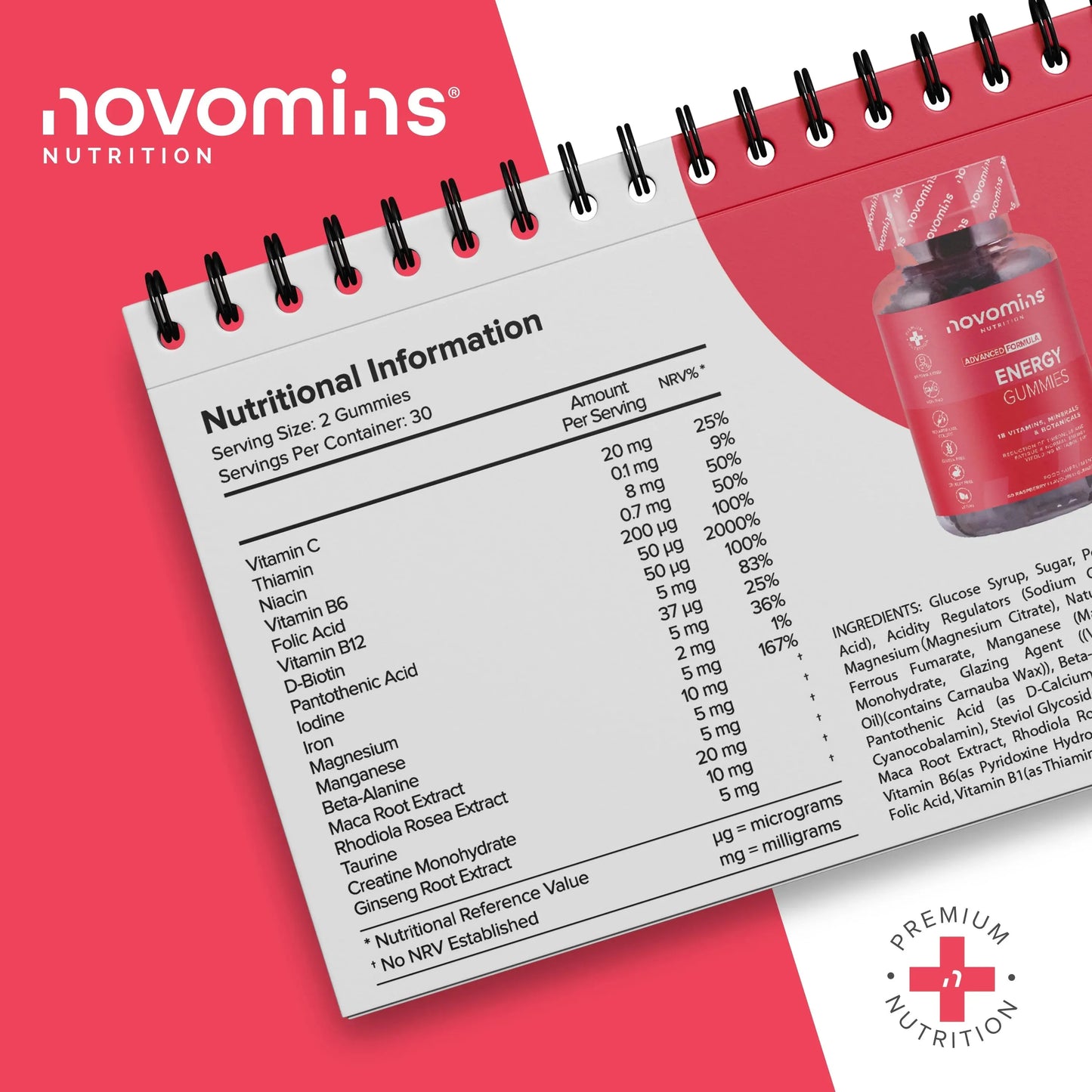 Energy Gummies | Boost Yourself | Dr Formulated – Novomins Nutrition