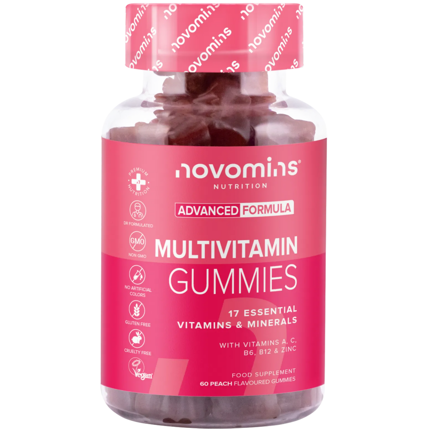 Vegan Multivitamin Gummies for adults | Novomins Nutrition