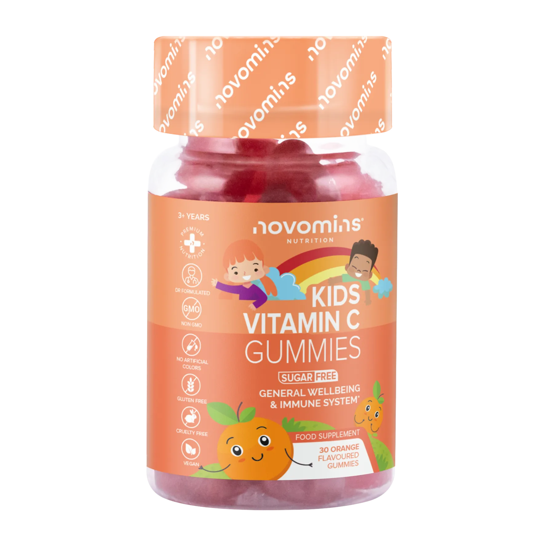 Kids Vitamin C Gummies | Immunity | Protection | School | Novomins ...